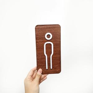 Jual Toilet Sign / Papan Sign Kayu / Tanda Toilet / Dekorasi - Kota ...