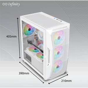 Jual Casing Infinity Poseidon V2 - Micro Atx Case Support 240Mm Water ...