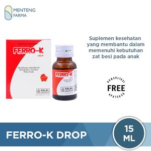 Jual Ferro-K Drop 15 mL - Memenuhi Kebutuhan Zat Besi Anak - Jakarta ...