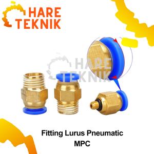Jual FITTING PNEUMATIC LURUS MALE SELANG 4MM DRAT LUAR M5 MPC 04-M5 ...