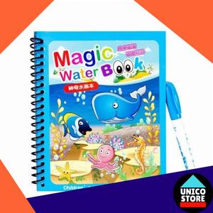 Jual Magic Water Book VIRAL T*kT*K / buku mewarnai / Buku mewarnai ...