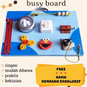Jual BUSY BOARD mainan edukasi edukatif busycube busy cube busyboard ...