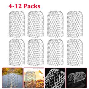 Jual 4~12 Packs Roof Gutter Filters Universal Steel Wire Filter - Kota ...