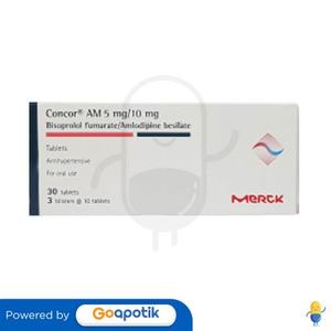Jual CONCOR AM 5 MG/10 MG BOX 30 TABLET / HIPERTENSI - Kota Semarang ...