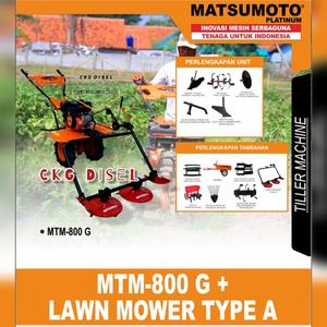 Jual SIVAN TRAKTOR MATSUMOTO MTM-800 G LAWN MOWER POTONG RUMPUT PLUS ...