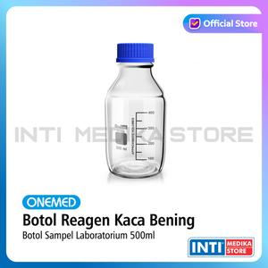 Jual ONEMED - Botol Reagen Kaca Bening Sampel Laboratorium | Reagent B ...