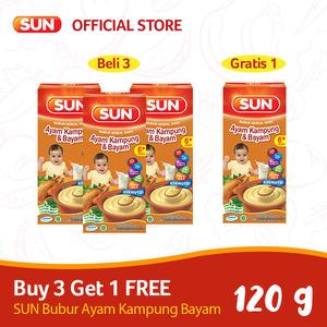Promo Buy 3 Get 1 Free SUN Bubur Susu Ayam Kampung Bayam - Kota ...