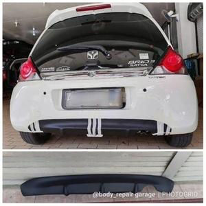 Jual Difuser bodykit belakang diffuser lips honda brio old 2012-2018 ...
