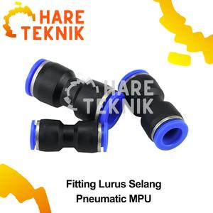 Jual FITTING PNEUMATIC LURUS SELANG UKURAN 6MM x 6MM MPU 6 - Jakarta ...