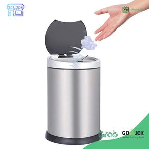 Jual ZM Tempat Tong Sampah Pintar Bin Sensor Infrared Touchless Hands - Silver - Jakarta Barat ...