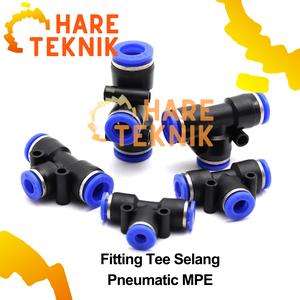 Jual MPE 8MM FITTING PNEUMATIC TEE selang 8mm x 8mm x 8mm - Jakarta ...