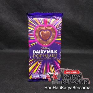 Jual CADBURY DAIRY MILK POP HEART CHOCOLATE 150GR - Kota Medan ...