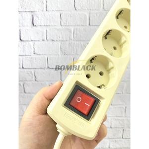 Jual Produk Colokan Kabel Listrik 5 Lubang 1,5 meter Panjang Stop ...