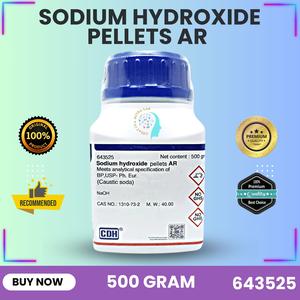 Jual Sodium Hydroxide Pellets AR, Spec of BP, USP, Ph. Eur | NaOH, 500 ...