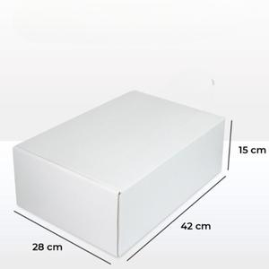 Jual Kardus Kotak Kado Boneka Box Die Cut Putih Polos Packaging Hampers ...