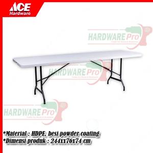 Jual MEJA LIPAT 244 CM MEJA OUTDOOR KRISBOW PUTIH ORIGINAL ACE HARDWARE ...