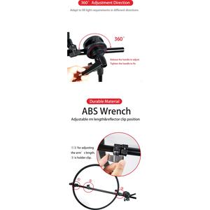 Jual Holder Bracket Swivel Head Disc Boom Arm Holder Clip Background ...