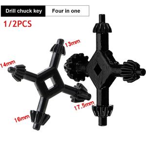 Jual Drills Chuck Key 4 Way Wrench Drill Press Chuck Chucks Universal ...