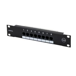 Jual 8 Ports Cat6 Patch Panel 10 Inch 1U Network Rack Mount For ...