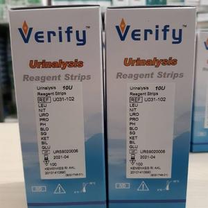 Jual VERIFY Urinalysis - Reagent Strips - 10 Parameter - Tes Urine 10P ...