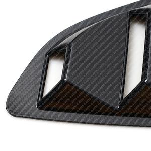 Jual Car Side Window Scoop Five Slot Open Louvers Cover Carbon Fiber ...