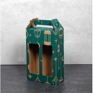 Jual Kardus Jinjing Isi 2 Botol 500 Ml Box Botol Hampers Lebaran Idul ...