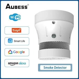 Jual Tuya Wifi Smart Smoke Detector Sensor 2.4Ghz High Sensitivity ...