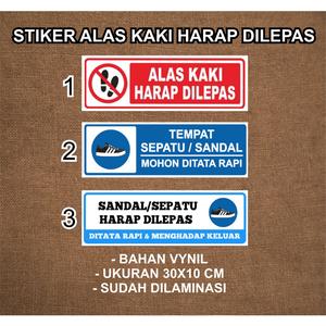 Jual STIKER ALAS KAKI HARAP DILEPAS,RAPIKAN ALAS KAKI, SEPATU HARAP ...