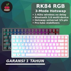 Jual Royal Kludge Rk84 Rgb Wireless Bluetooth Mechanical Keyboard ...
