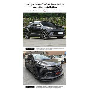 Jual Car Front Bumper Splitter Lip Body Kit Spoiler Diffuser Deflector ...