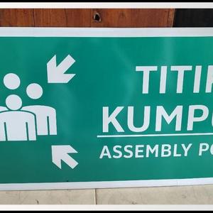 Jual Rambu-rambu Titik kumpul assembly point Best - Jakarta Timur ...