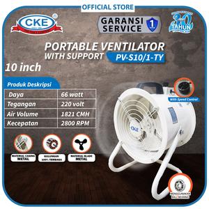 Promo Portable Ventilator 10" Blower / Exhaust Drum Fan 10 Inch With ...