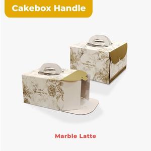 Jual Handle Cake Box 22 / 25 Dus Kue Jinjing Mika Packaging Kotak Kue ...