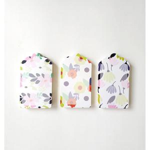 Jual Hangtag Blank Motif Flower Hang Tag Gantungan Gift Box Thankyou ...