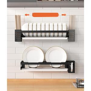 Jual 2023 Dish Drainer Suspended Wall Drying Rack Kitchen Sink ...