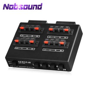 Jual Nobsound 2-In-4-Out Manual Audio Selector 4-Way Speaker Switcher ...
