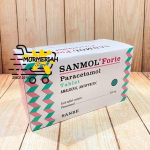 Jual Sanmol Forte 650 Mg Box 25 Lembar(100 Tablet)-Obat Demam ...