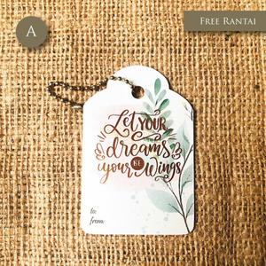 Jual Hangtag Congratulations Graduation Card Hang Tag Congrats Free ...