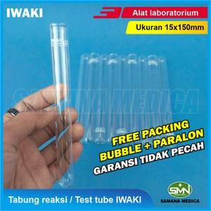 Jual Tabung Reaksi / Test Tube 15X150Mm Iwaki - Alat Laboratorium ...