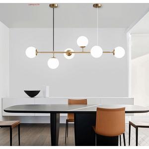 Jual Rz* Pendant Light Restoran Model Panjang Lampu Gantung Led Bola ...