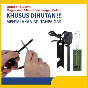 Promo Alat pembuat api survival alat bakar api camping outdoor ...