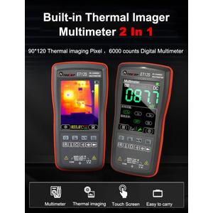 Jual 2 In 1 Digital Multimeter Infrared Thermal Imager Handheld Voltage - Jakarta Pusat ...