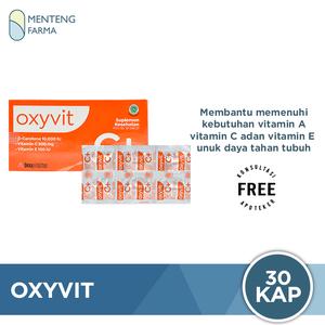 Promo Oxyvit Box 30 Kaplet - Suplemen Kebutuhan Vitamin A, C, dan E ...