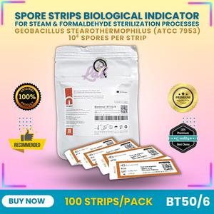 Jual Biological Indicator Spore Strip, 100 Strips/pack - Kab. Bogor ...