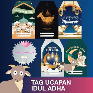 Jual Goodie Bag Hang Tag Kartu Lebaran Eid Qurban Kurban Idul Adha 2024 ...