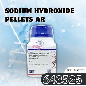 Jual Sodium Hydroxide Pellets AR, Spec of BP, USP, Ph. Eur | NaOH, 500 ...