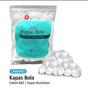 Jual Kapas Bola Kecil / Cotton Ball Kecil ONEMED isi 120 balls - Kab ...