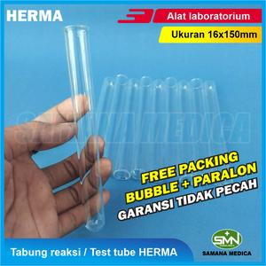 Jual Tabung Reaksi / Test Tube 16X150Mm Herma - Alat Laboratorium ...