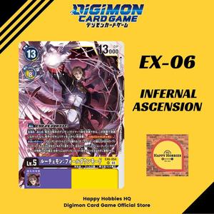 Promo Digimon Card Game EX6-054 Lucemon: Chaos Mode Super Rare - Super Rare - Kota Surabaya ...