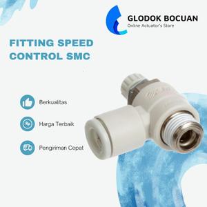 Jual AS2201F-02-08 Fitting Speed Control Slip Lock Selang 8mm Drat 1/4 SMC - Jakarta Barat ...